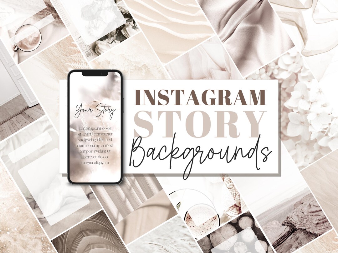 Instagram Story Backgrounds Beige | Background Image | Aesthetic ...