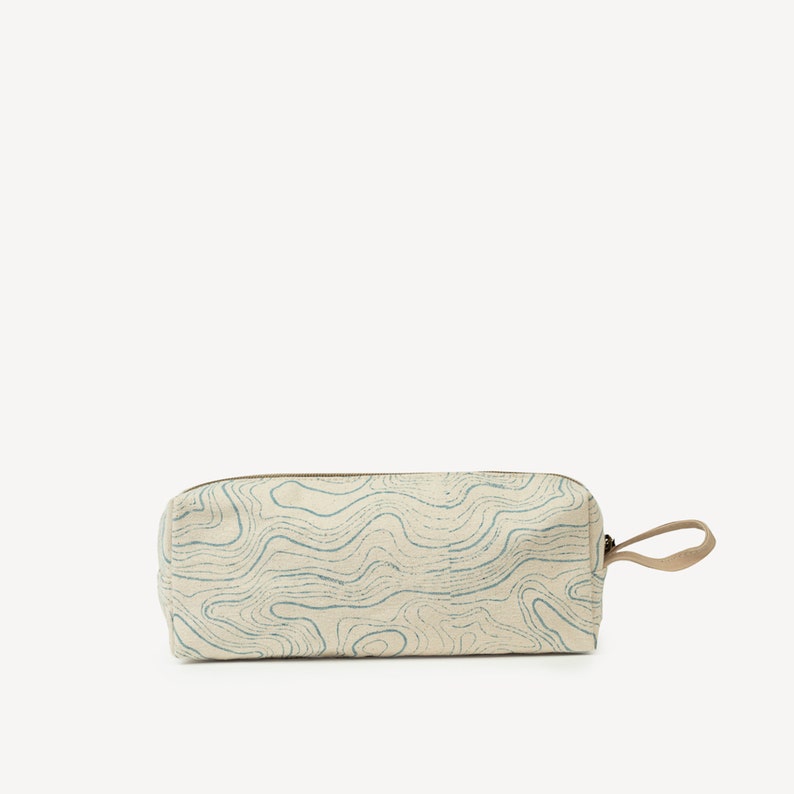 Block Printed Pencil Case, - Etsy