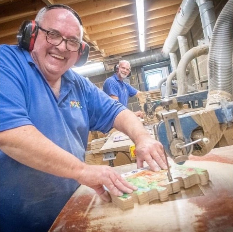 Autism Learning Disability Family Photo Shape Puzzle - Etsy