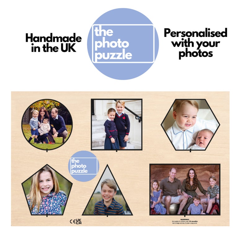 Autism Learning Disability Family Photo Shape Puzzle - Etsy