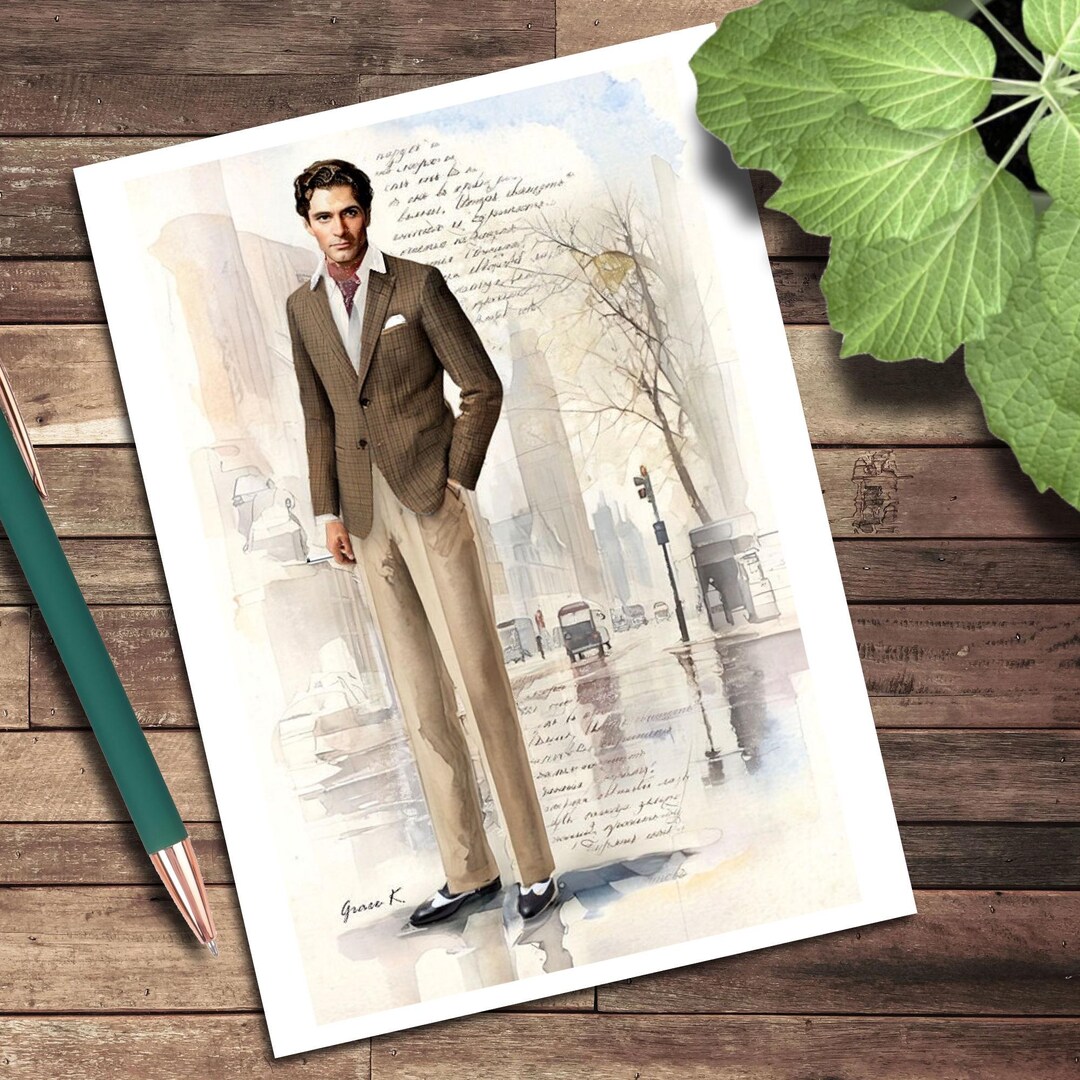 Greeting, Blank Note, Classic Leading Man-laurence Olivier ...
