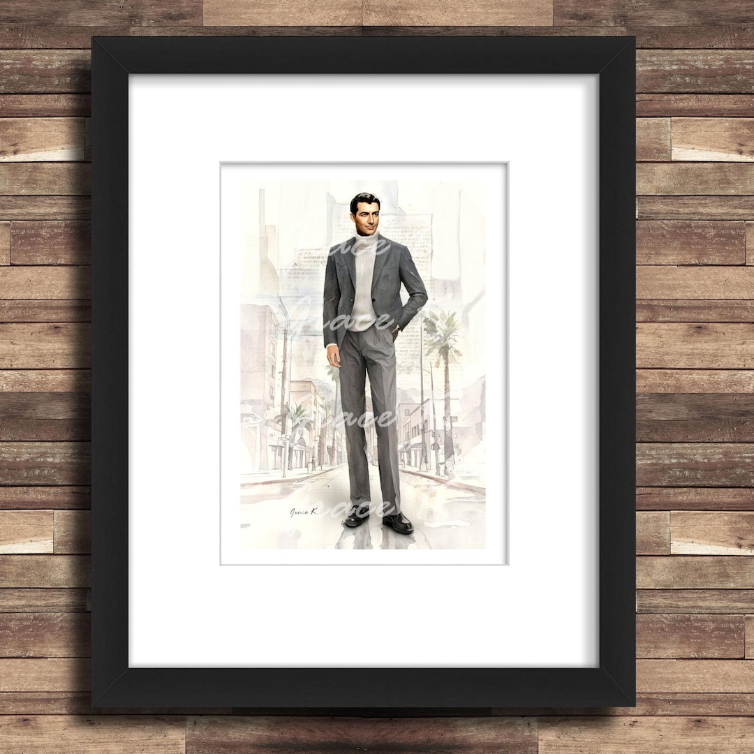 Robert Taylor Hollywood Print, Classic Leading Man, Matted Wall Art - Etsy
