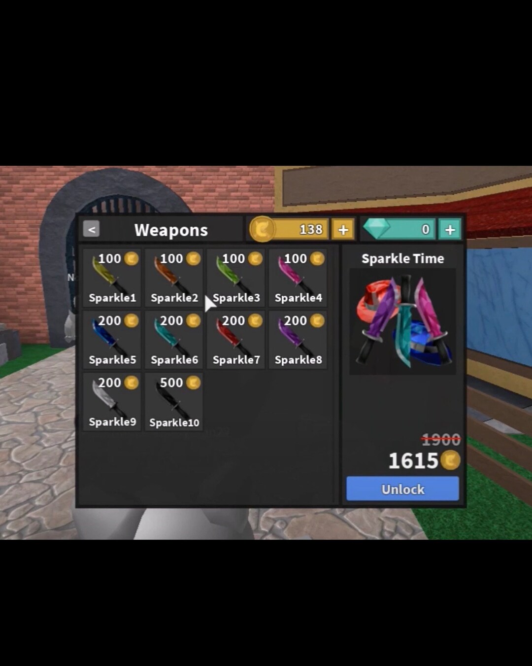 MM2 Sparkle Set Roblox Murder Mystery 2 - Etsy