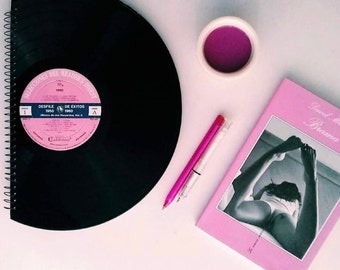 Vinyl Record Notebook - Etsy