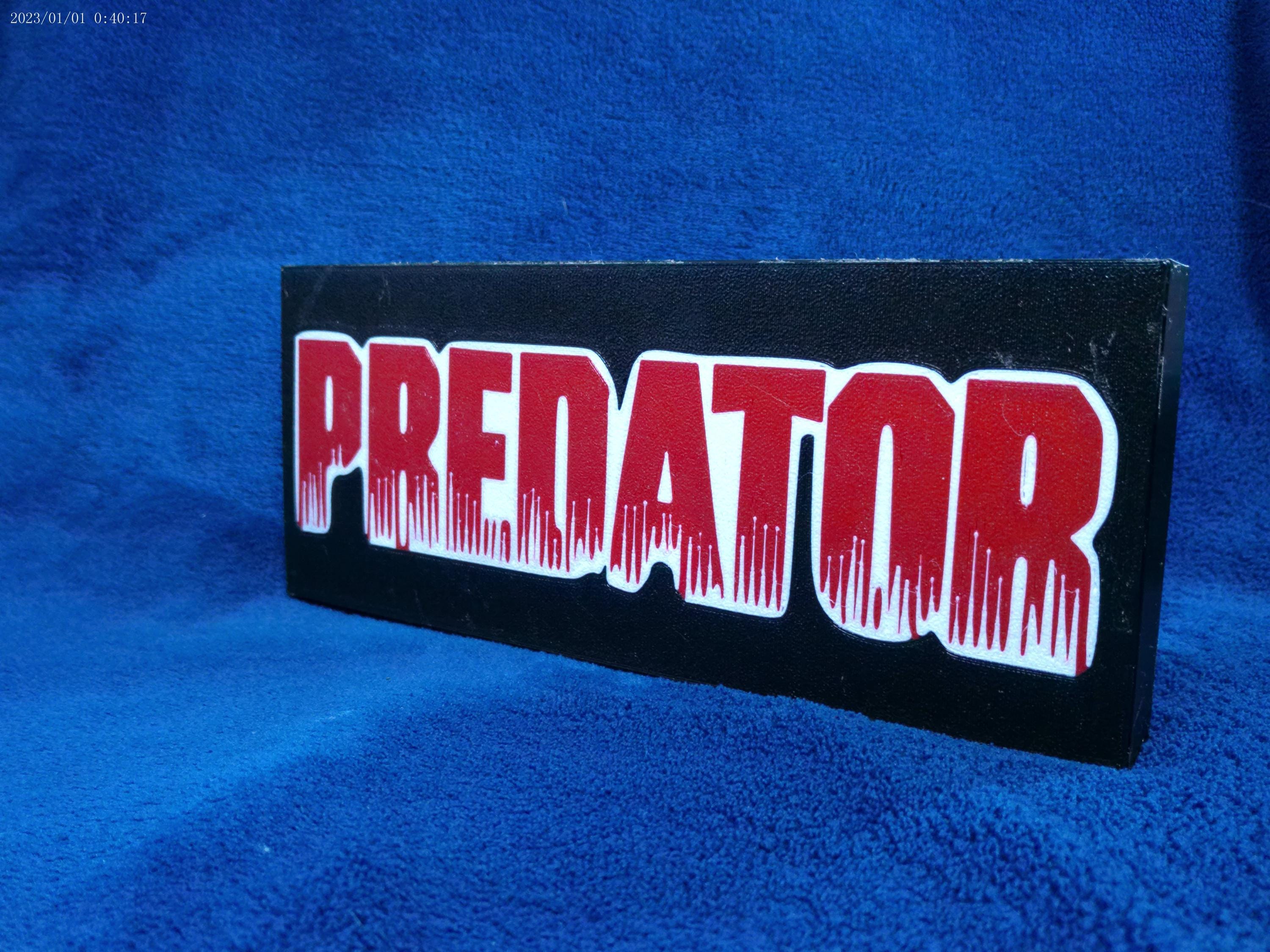 1987 Predator 8-inch RGB LED Sign - Unique Vintage-inspired Decor for ...