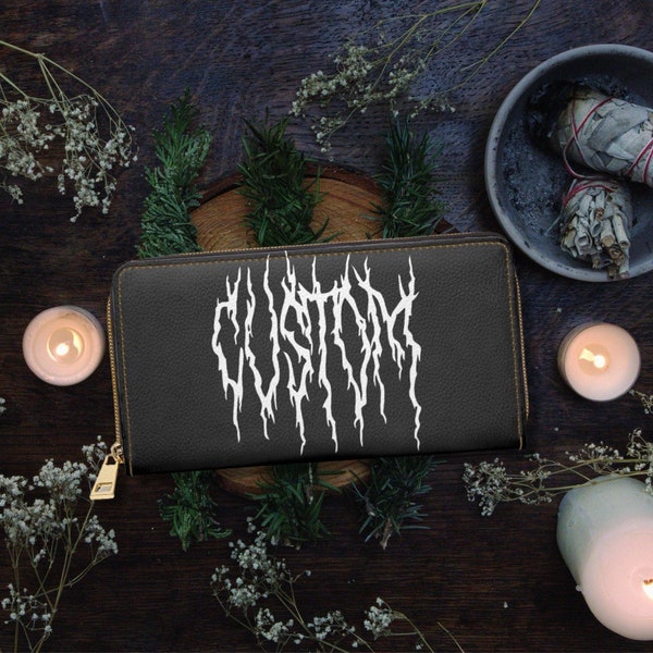 Goth Wallet - Etsy