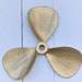 Beach Glass Metal Propeller Wall Decor, Nautical Coastal Beach Art ...
