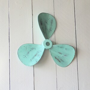 Silver Boat Propeller, Nautical Wall Art, Beach House Decor. Over 50 ...