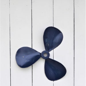 Beach Glass Metal Propeller Wall Decor, Nautical Coastal Beach Art ...