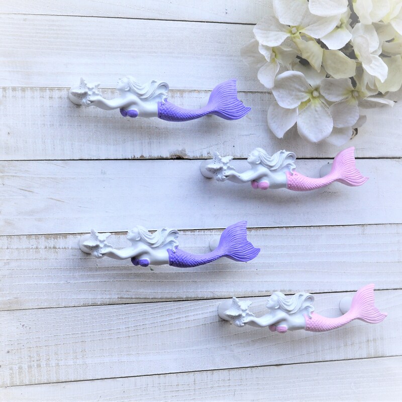 Mermaid Drawer Pull - Etsy