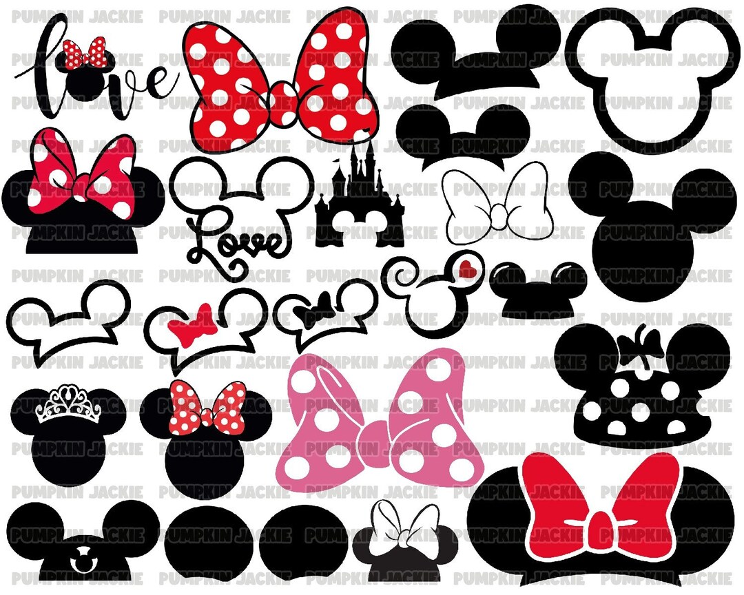 Ears Svg Mickeyy Ears Svg Minniee Ears Svg Dis Svg Ney - Etsy