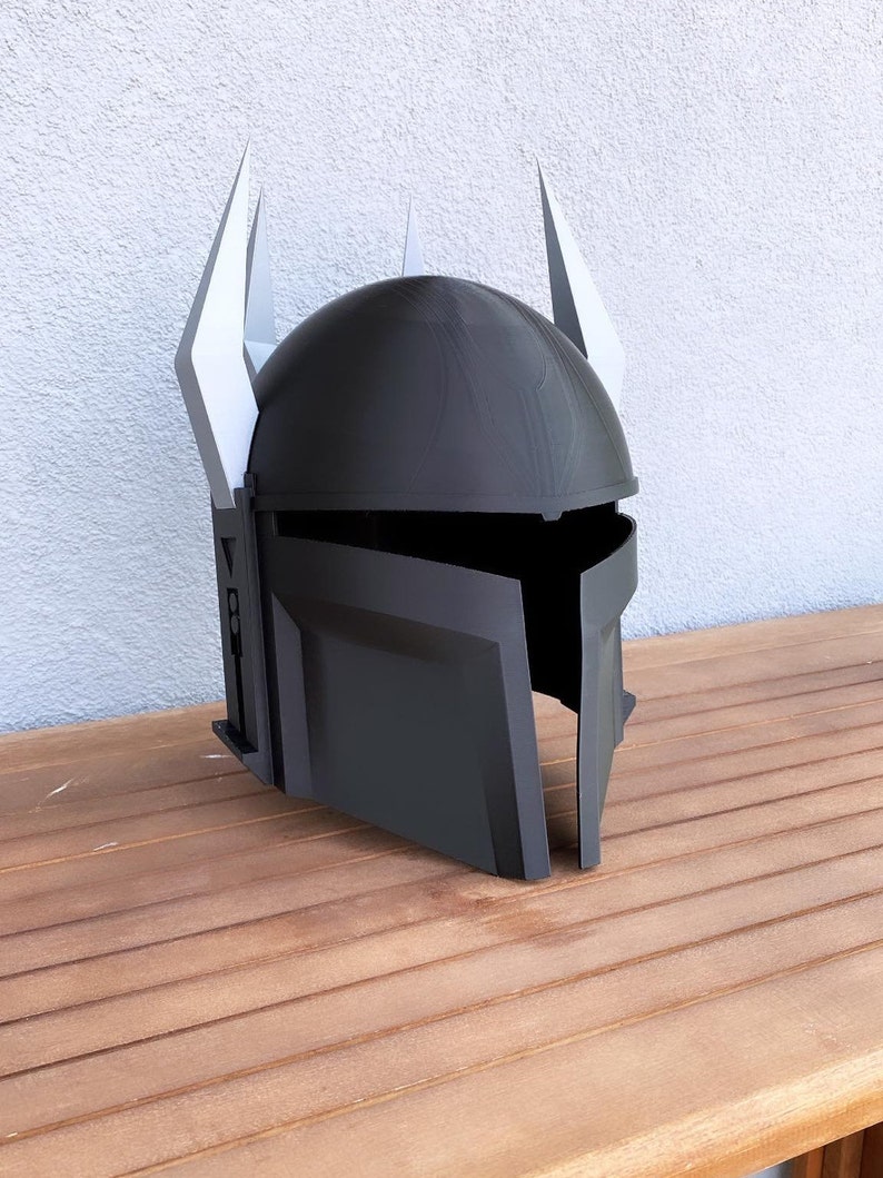 Darth Maul Mandalorian Helmet Gar Saxon Helmet Wearable Life Size - Etsy