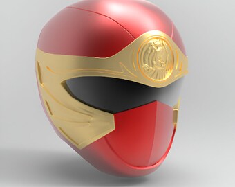 Power Rangers Lightspeed Rescue Red Ranger Helmet Stl 3D File - Etsy