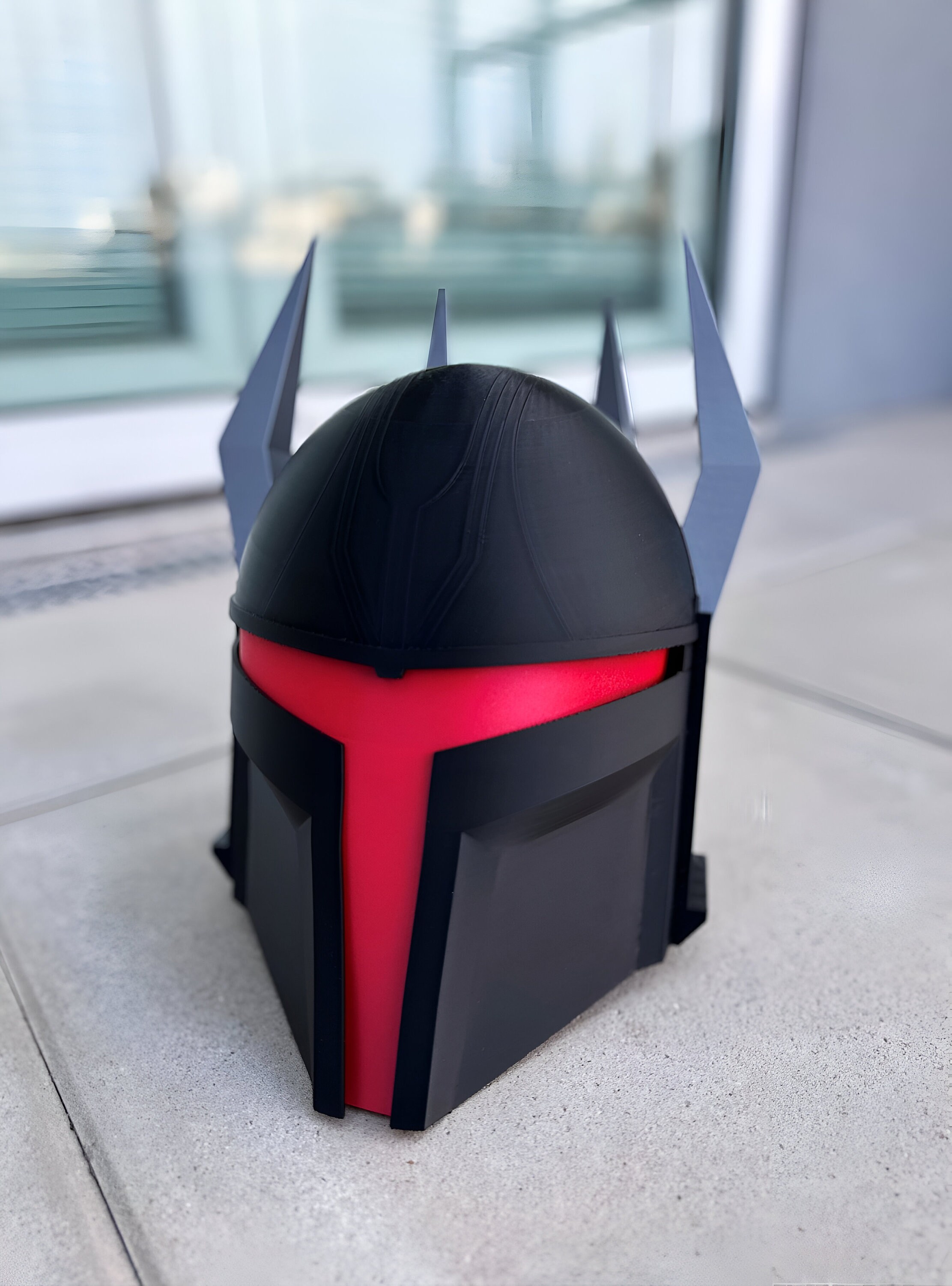 Darth Maul Mandalorian Helmet Gar Saxon Helmet Wearable Life Size - Etsy