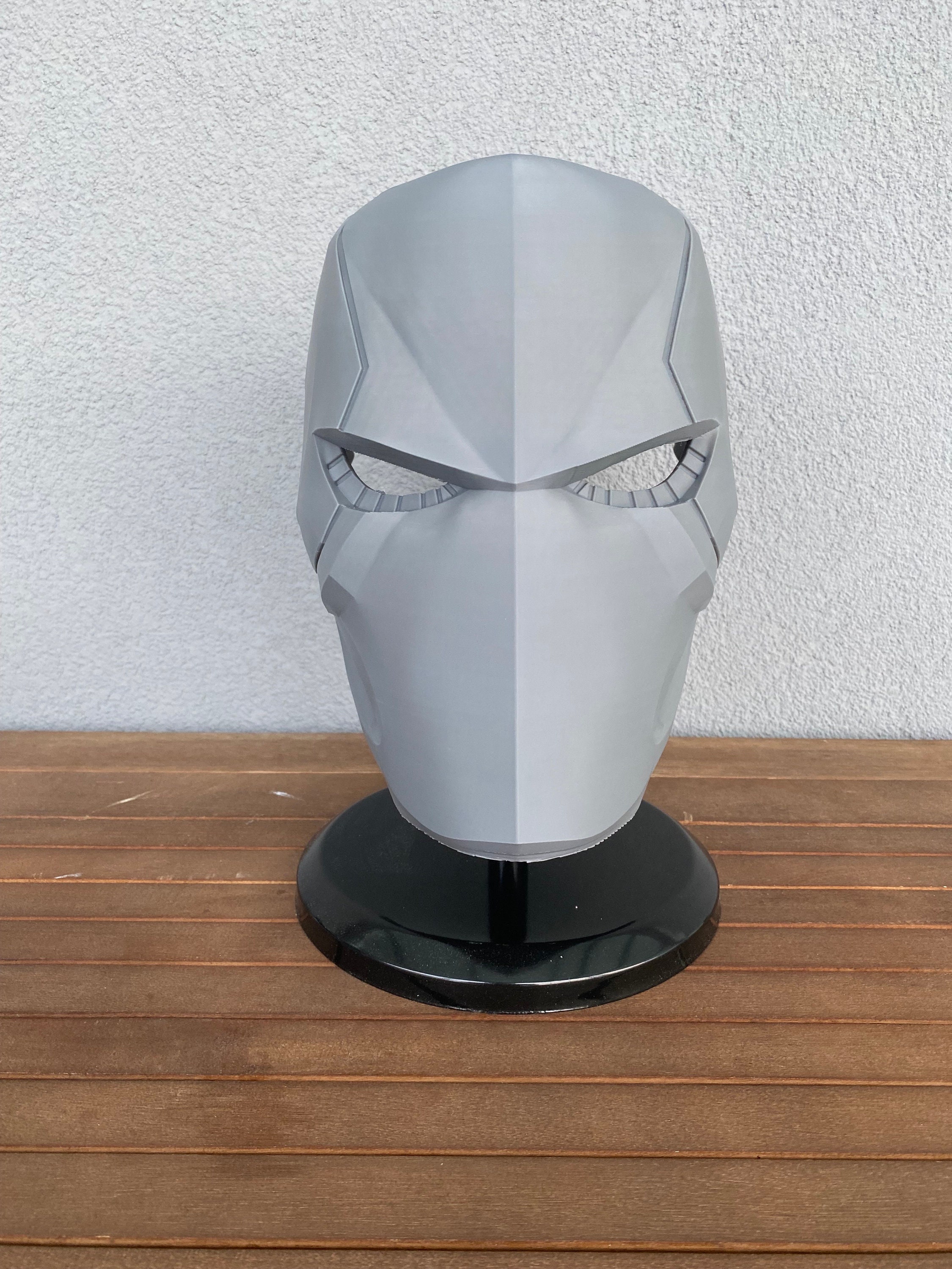 Red Hood Mask Red Ronin Mask WEARABLE Life Size Red Hood Headphone ...