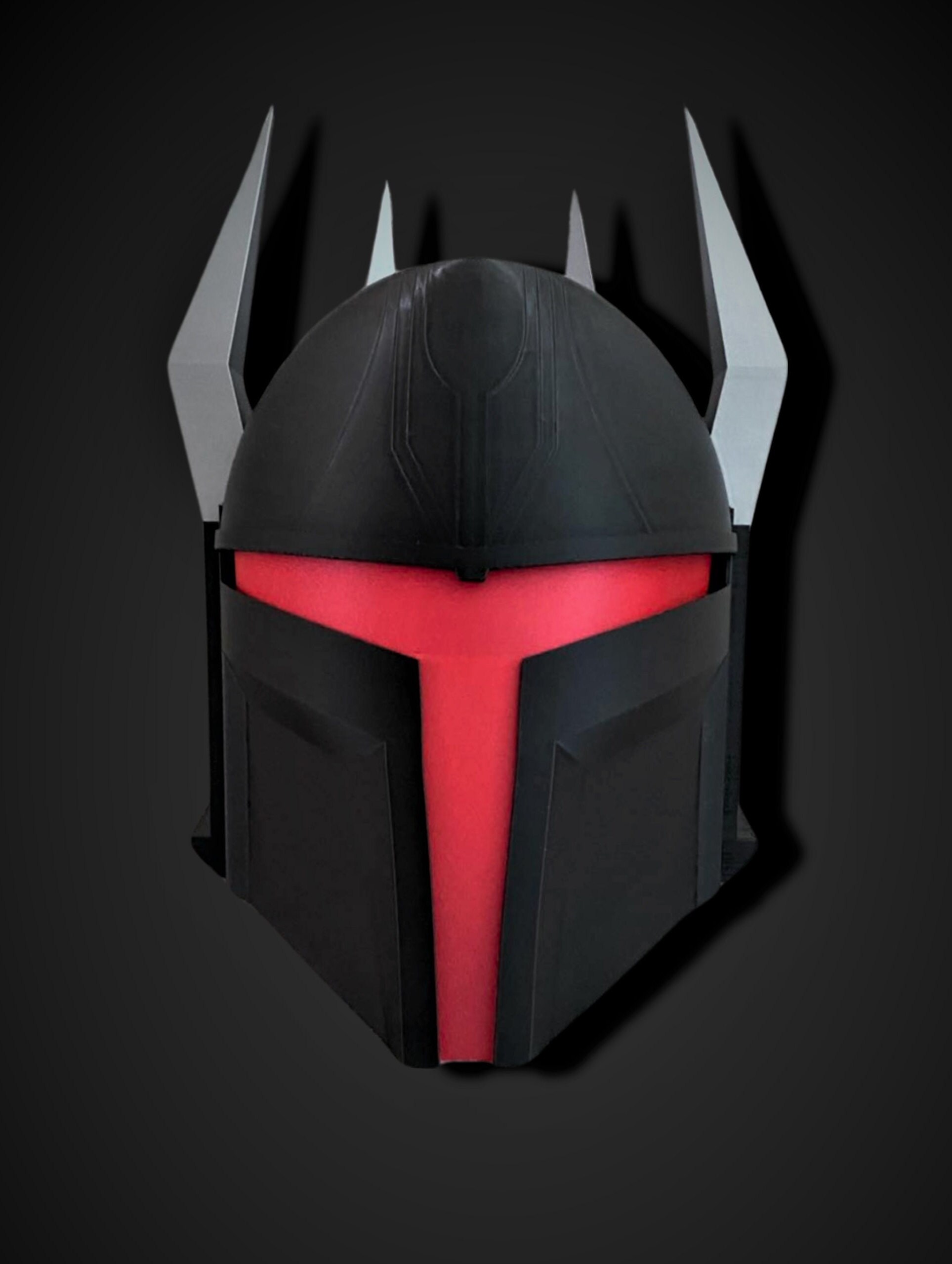 Darth Maul Mandalorian Helmet Gar Saxon Helmet Wearable Life Size - Etsy