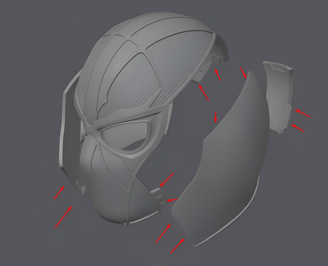 Spiderman Madame Web Ezekiel Mask Helmet Wearable Life Size or - Etsy
