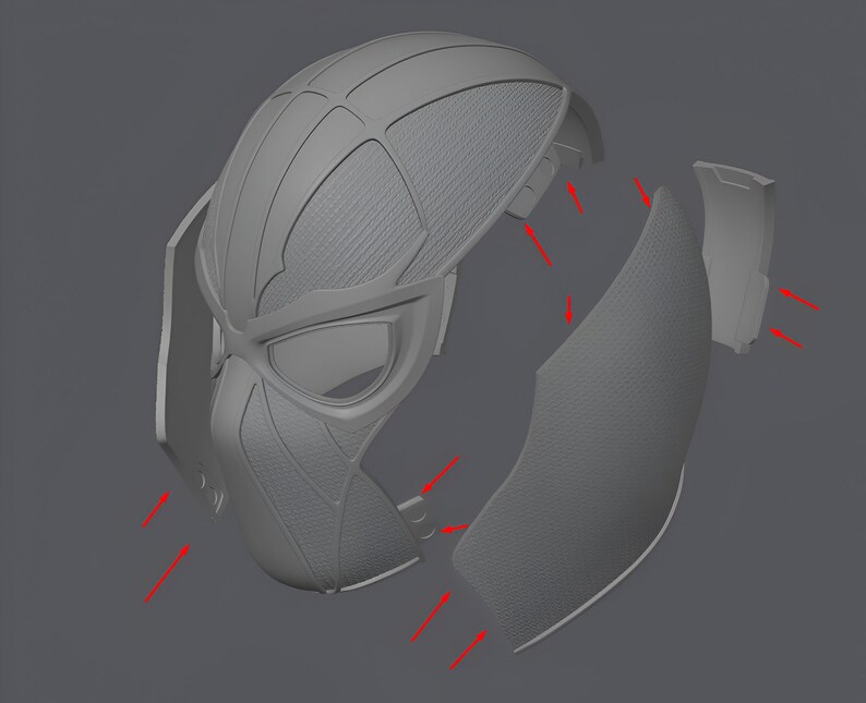 Spiderman Madame Web Ezekiel Mask Helmet Wearable Life Size or - Etsy