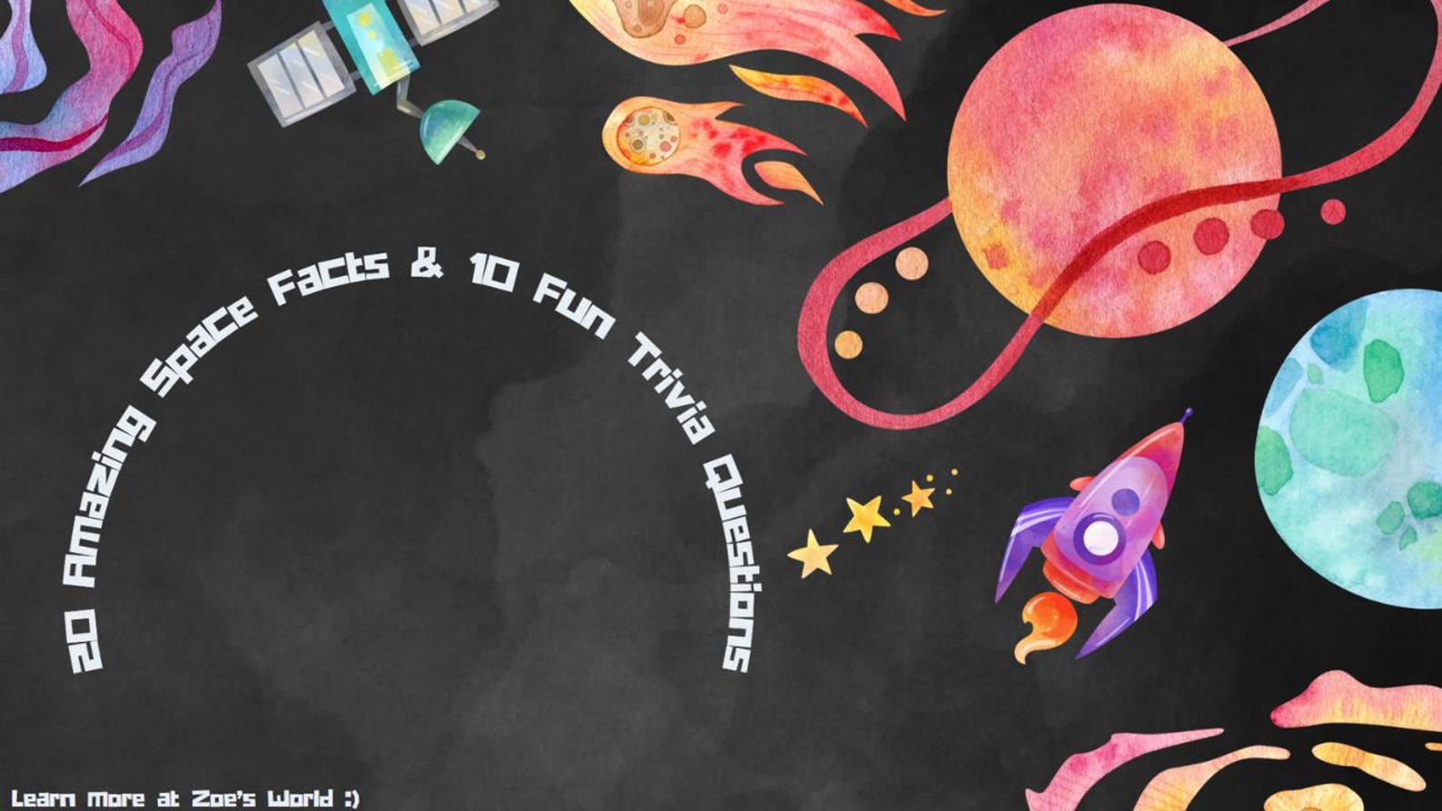 Space Fun Facts and Trivia for Kids Printable | Homeschool Learning ...