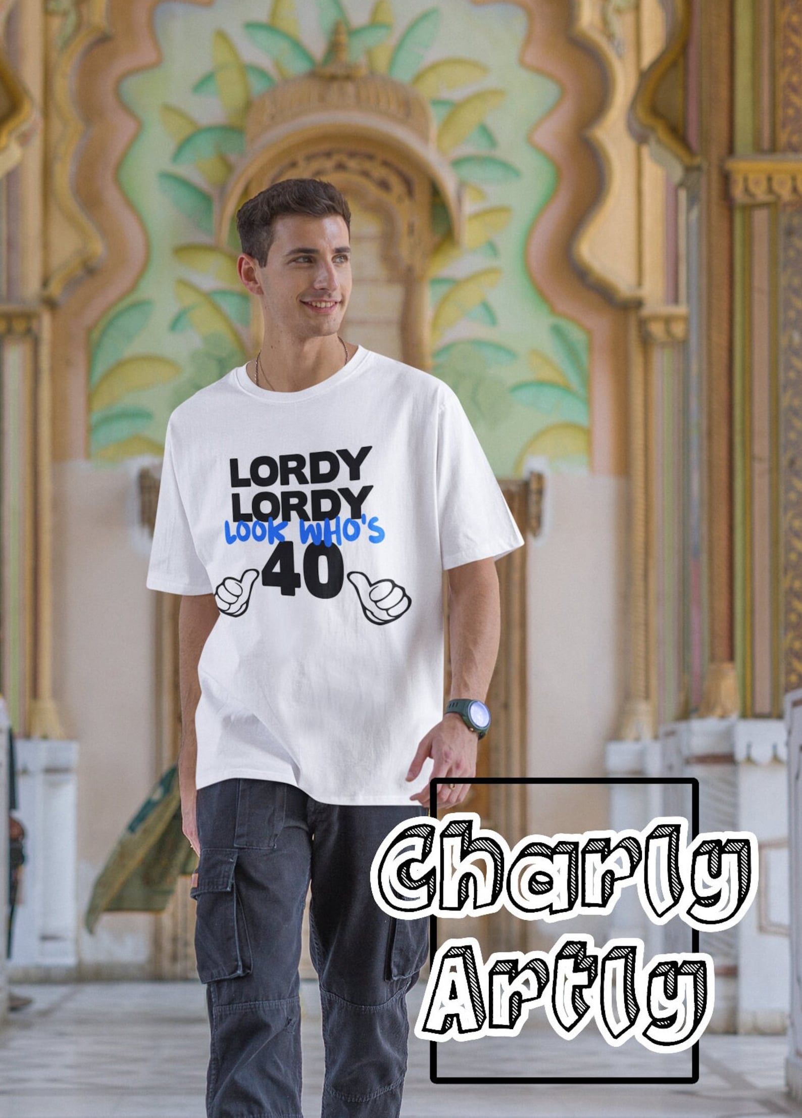 Lordy Lordy Look Who's 40, 40th Birthday SVG, 40 Years, Birthday Design ...