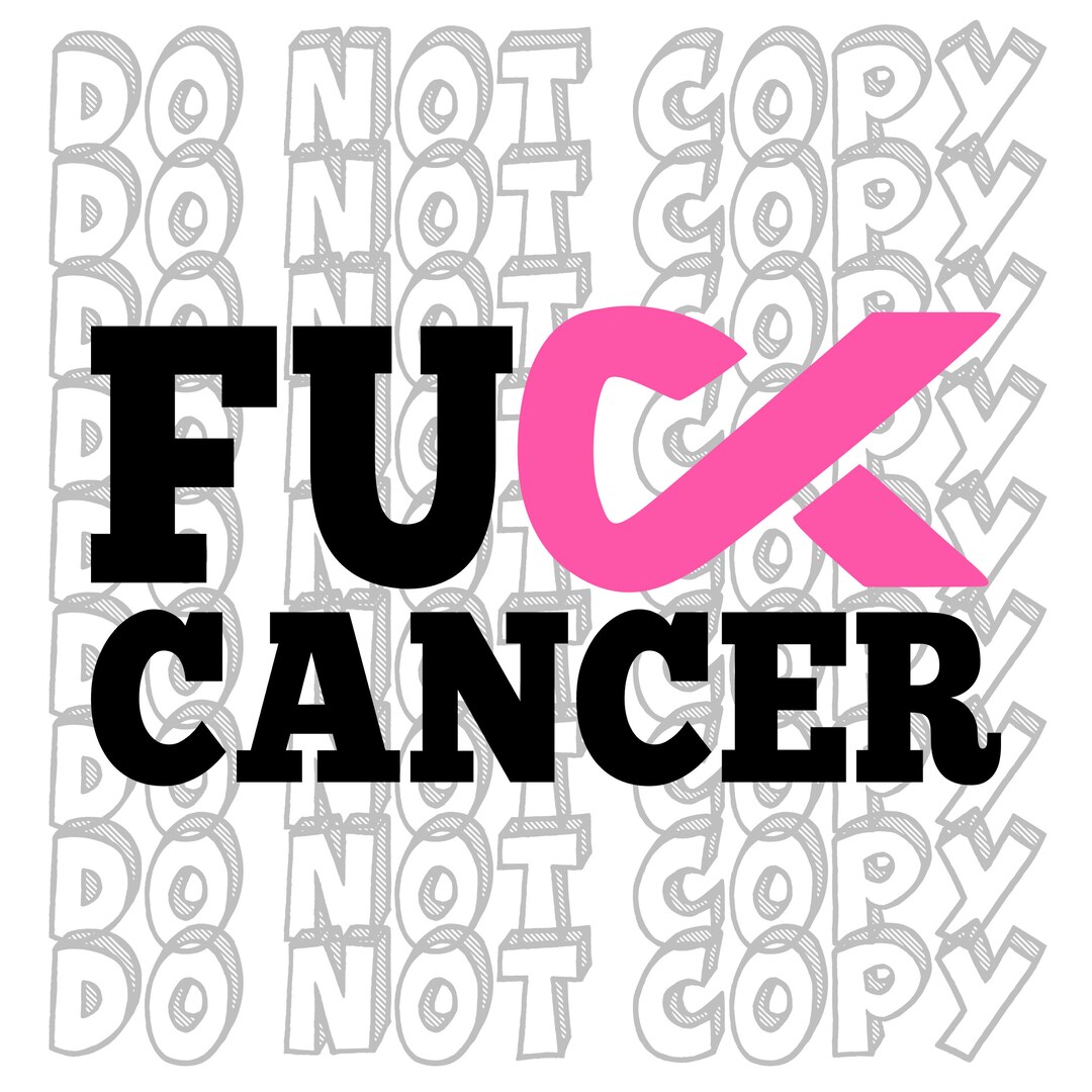 FU Cancer Ribbon Design SVG, Cancer Awareness, Cut File (digital ...