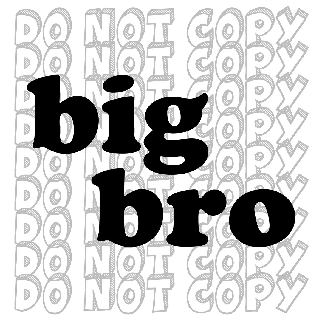 Big Bro, Big Brother SVG, Birth Announcement, Big Bro Shirt Design, New ...