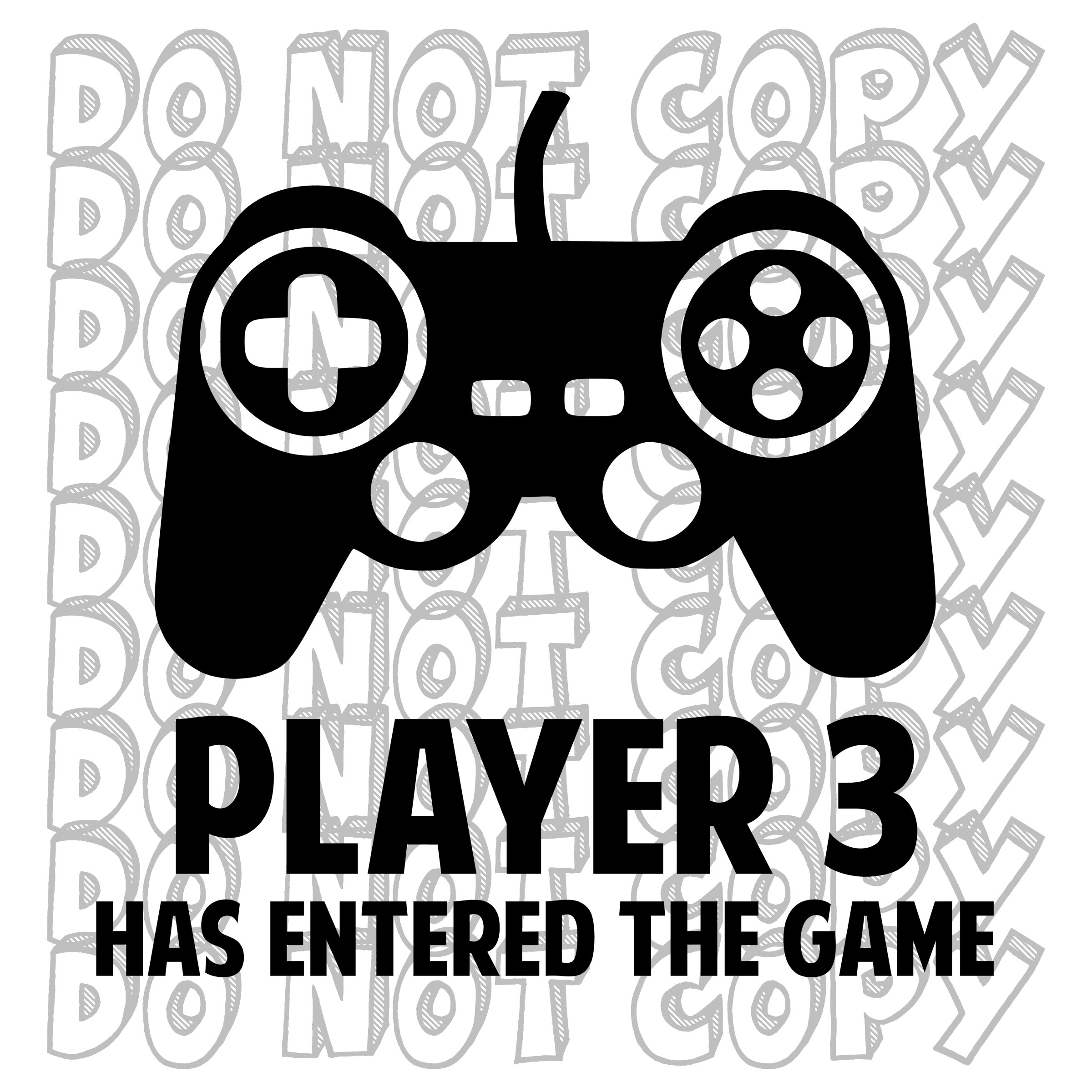 Player 3 Has Entered the Game SVG, New Baby Design, Baby Shower SVG ...