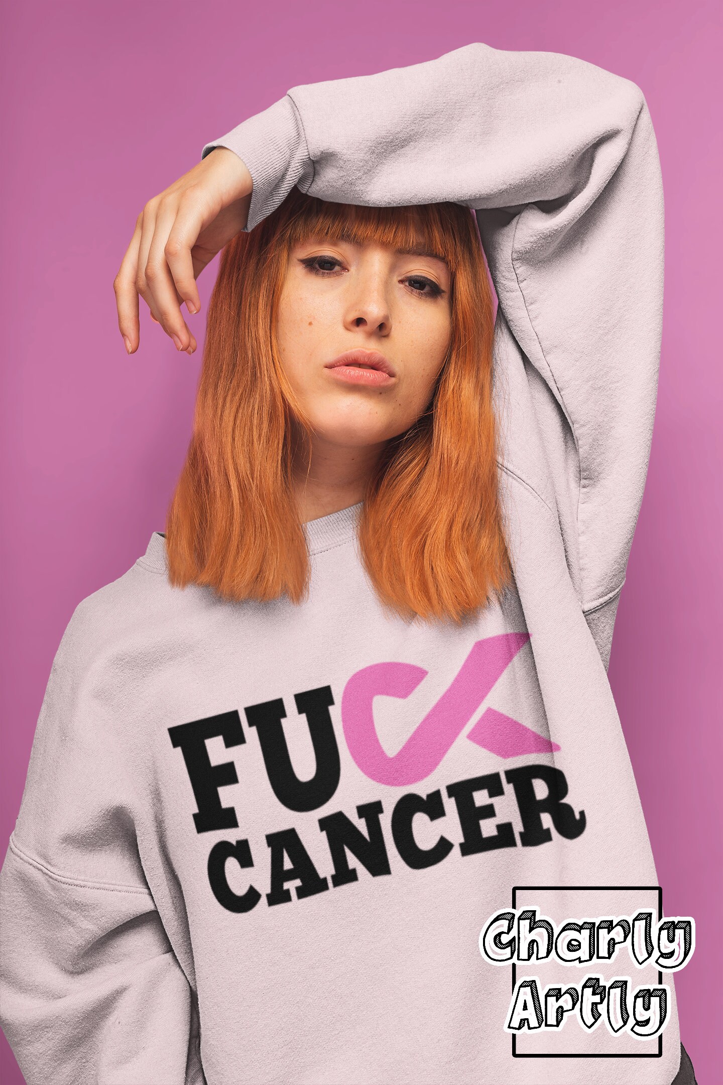FU Cancer, F*ck Cancer SVG, Cancer Ribbon Design, Cancer Awareness ...