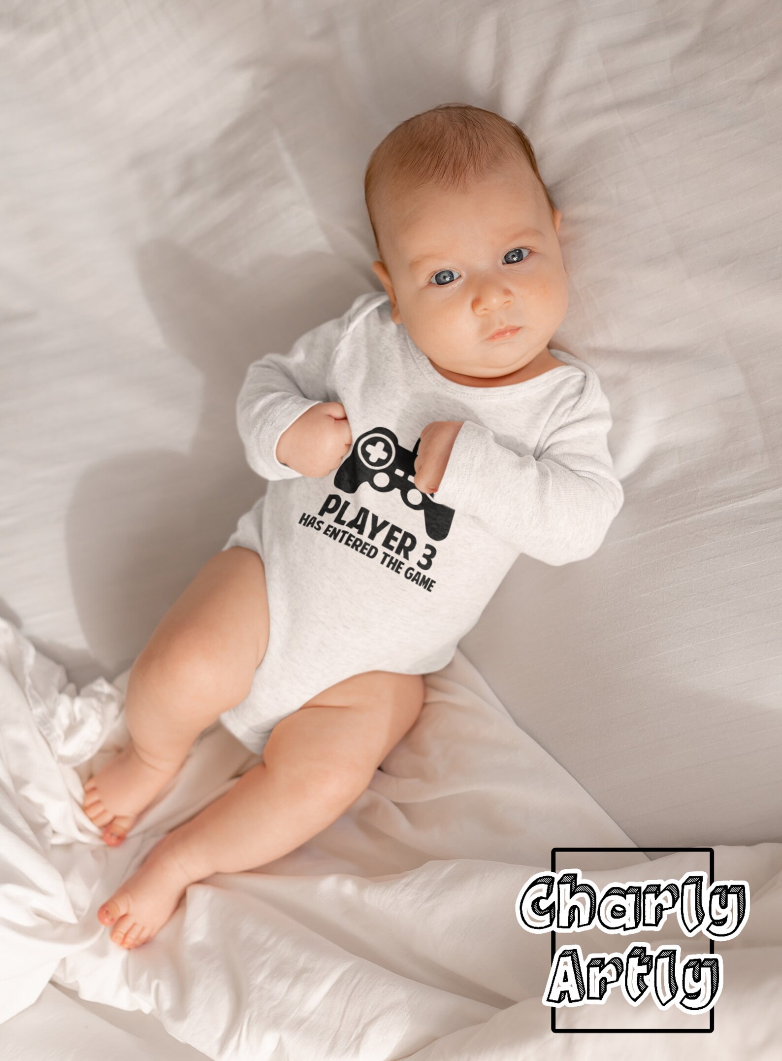 Player 3 Has Entered the Game SVG, New Baby Design, Baby Shower SVG ...