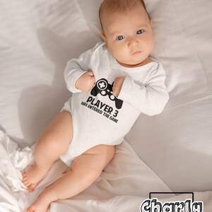 Player 3 Has Entered the Game SVG, New Baby Design, Baby Shower SVG ...