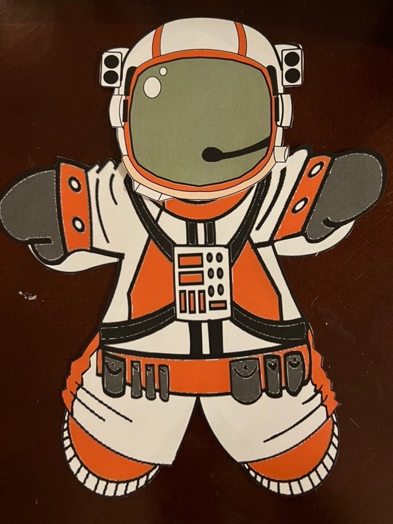 Disguise a Gingerbread Man-template and Astronaut Disguise - Etsy
