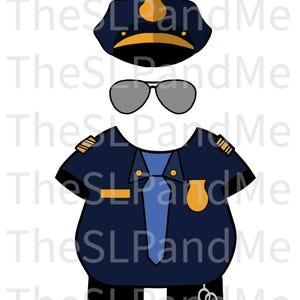 Disguise a Turkey- Police Officer Disguise - Etsy