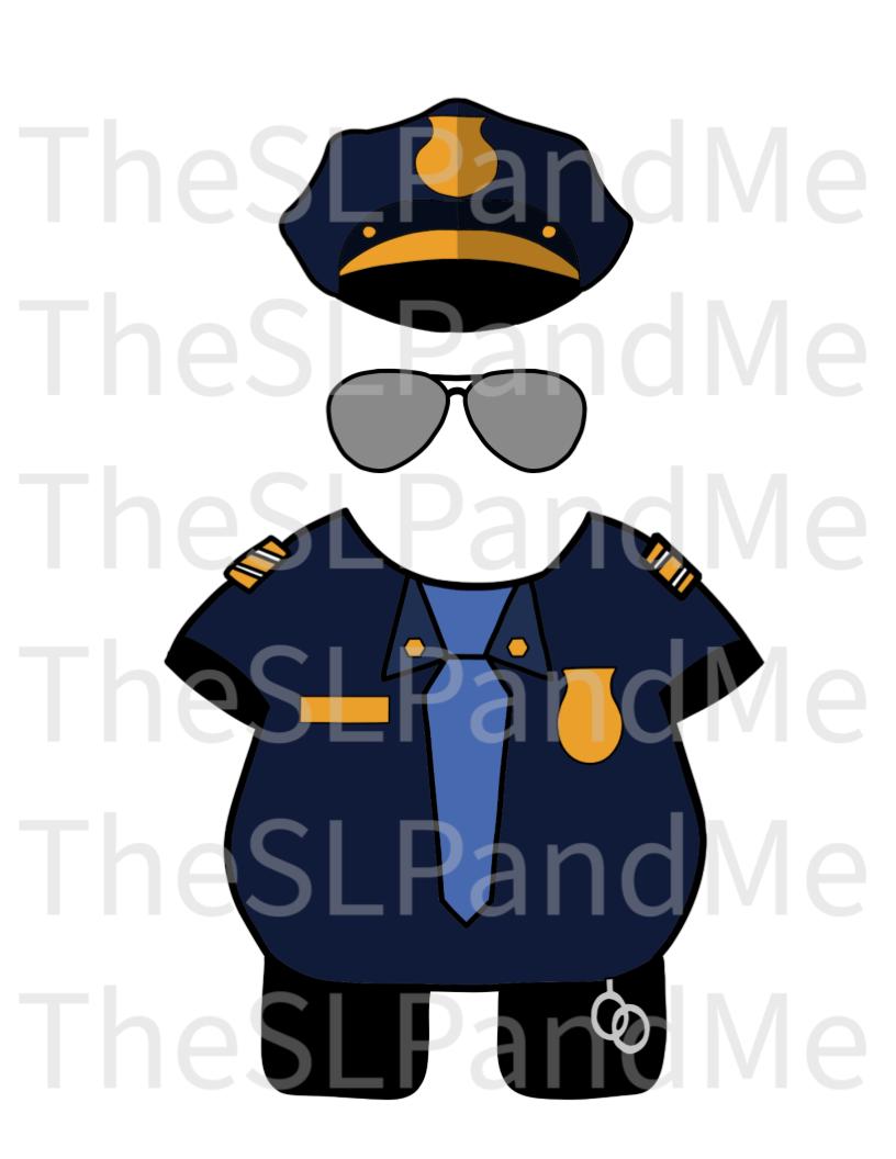 Disguise a Turkey- Police Officer Disguise - Etsy