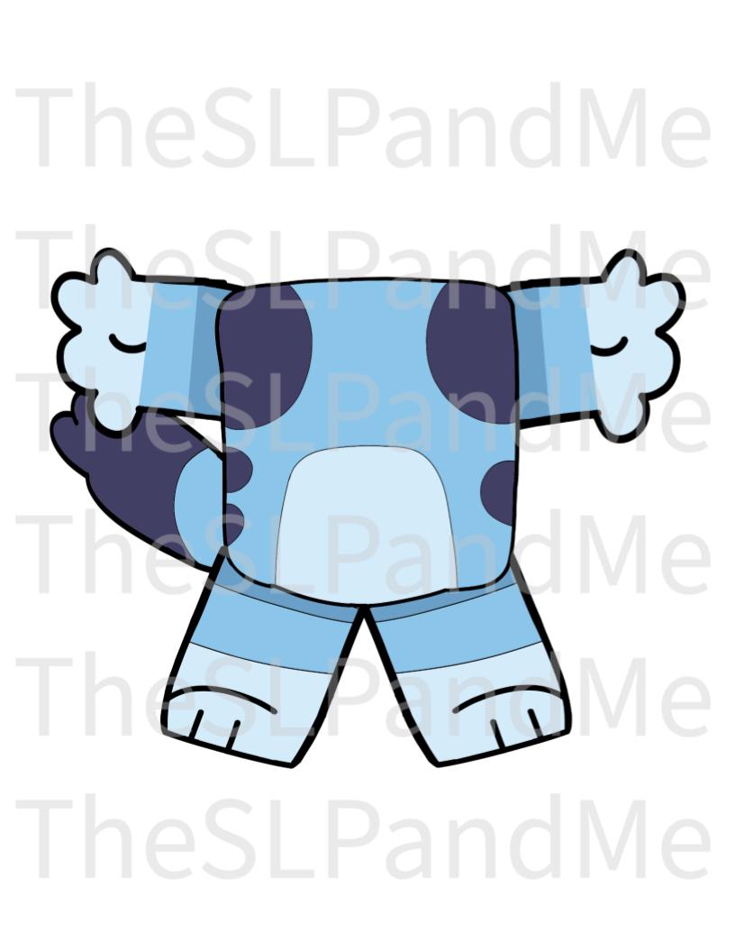Disguise a Gingerbread- Blue Dog Disguise- Resizable! - Etsy
