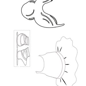 Disguise a Turkey- Blank Ballerina Template - Etsy