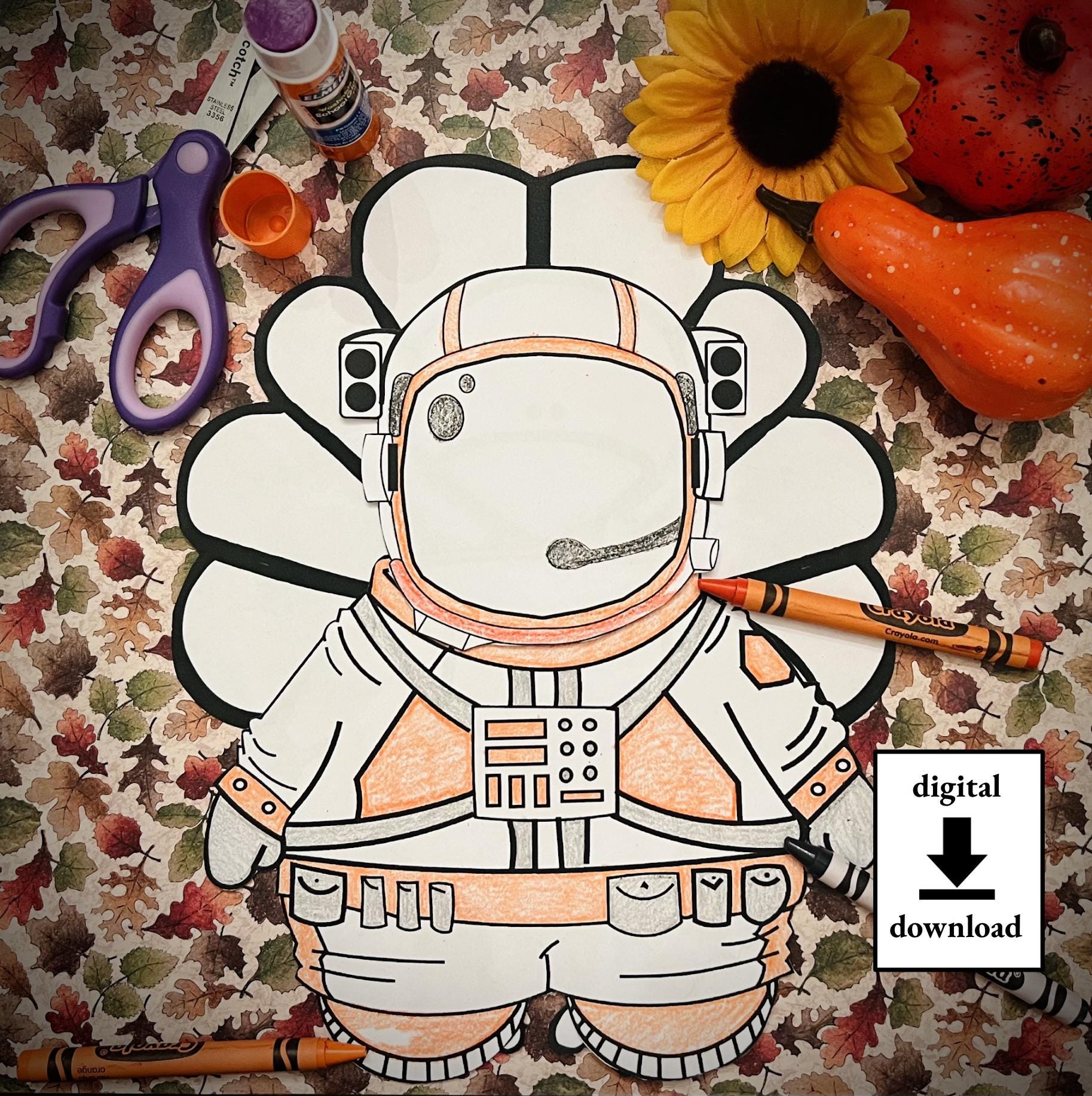 Disguise a Turkey-blank Astronaut Disguise - Etsy