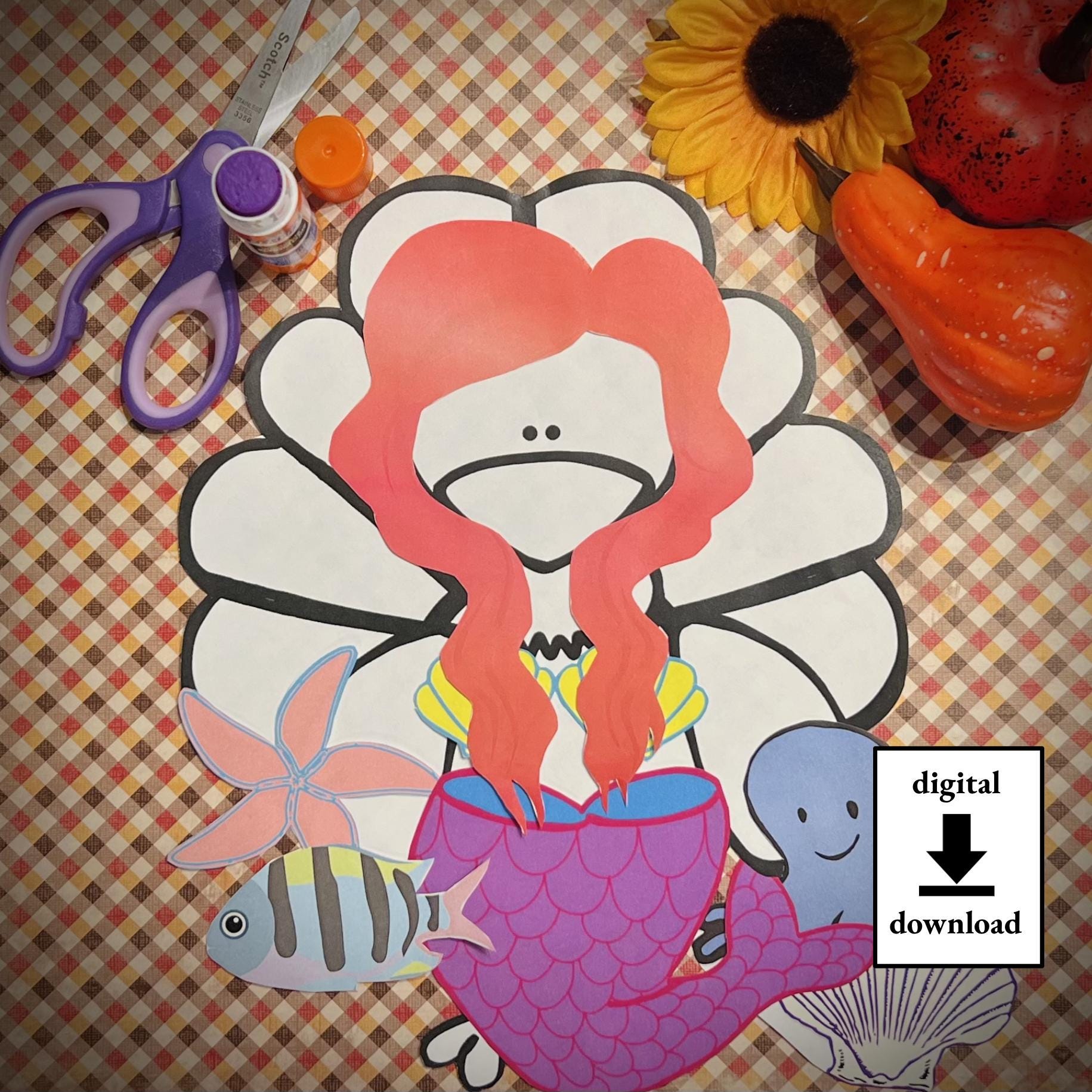 Disguise a Turkey- Mermaid Disguise - Etsy