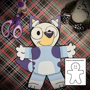 Disguise a Gingerbread Template & Blue Dog Disguise - Etsy