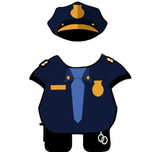 Disguise a Turkey- Police Officer Disguise - Etsy
