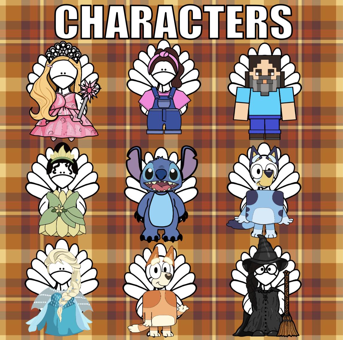 Disguise a Turkey- Ballerina Disguise-resizable! - Etsy