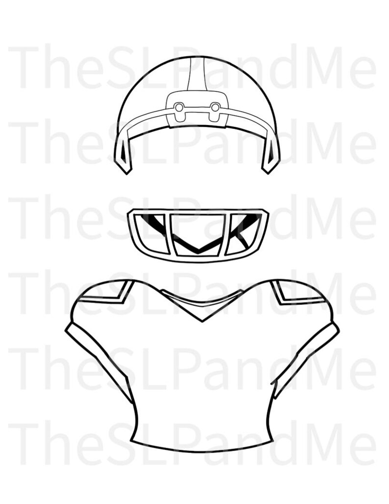 Disguise a Turkey-football Player Blank Template Disguise - Etsy