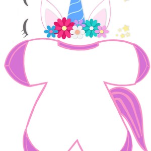 Disguise a Gingerbread Man- Template and Unicorn Disguise - Etsy