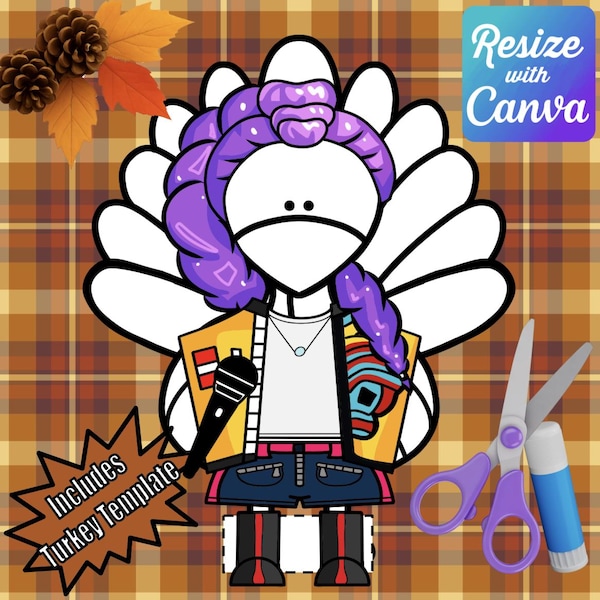 Pop Star Disguise a Turkey - Etsy