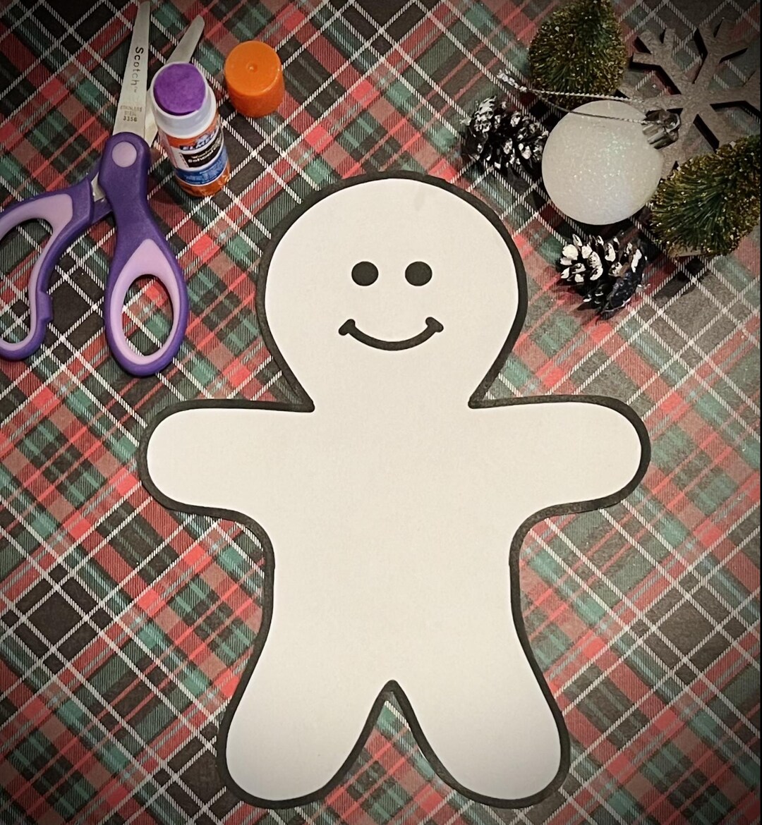 Disguise a Gingerbread Template - Etsy
