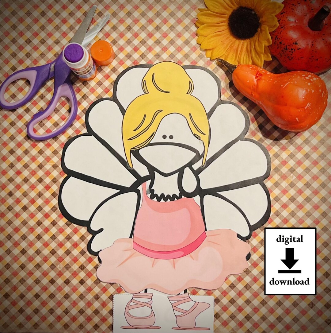 Disguise a Turkey- Ballerina Disguise - Etsy