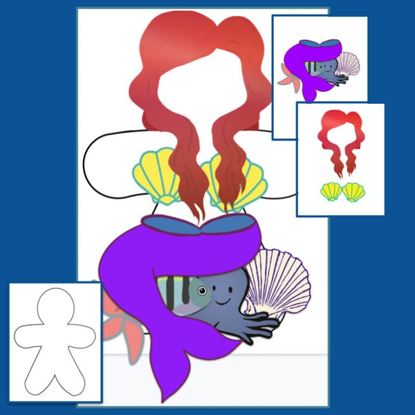 Christmas Mermaid - Etsy