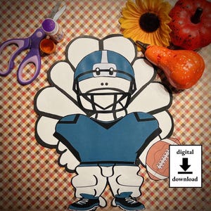 Disguise a Turkey-green Football Player Disguise - Etsy