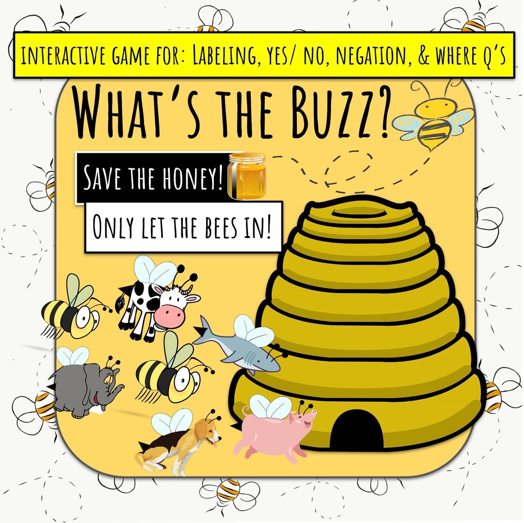 What's the Buzz?- A Digital Download Interactive Language Based Game ...