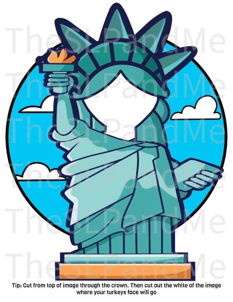 Disguise a Turkey-statue of Liberty Disguise-resizable! - Etsy