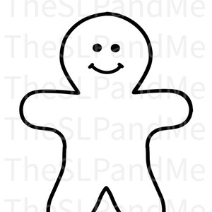 Disguise a Gingerbread Template & Blank Basketball Player Disguise - Etsy